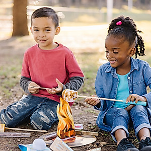 Melissa & Doug Let's Explore Campfire S'Mores Play Set Play Campfire Sets For Kids Ages 3+