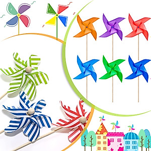 EBOOT Unfinished Natural Wood Craft Dowel Rods 100 Pack (6 x 1/8 Inch)