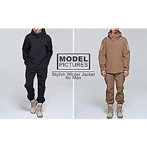 Military Jacket Men Ski Jacket Winter Coats Waterproof Jacket Winter Jacket Snow Jacket Men Snowboard Jacket Tactical Jackets for Men Army Jacket