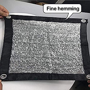 MGE Shade Net,Sun Shade Netting Rectangle Silver, Awning 90% UV Sunblock Sunscreen Canopy for Greenhouse Plants Outdoor Patio Garden Lawn Pergola (Size : 10ft×13ft(3m×4m))