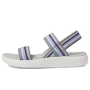 Skechers Women's 114400 Sandal, Purple Multi, 8