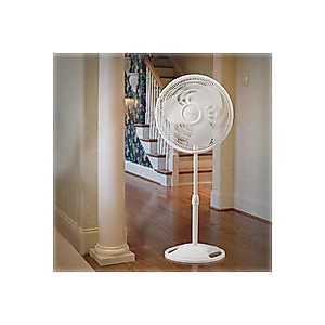 Lasko Lasko-16 Oscillating Stand, 3-Speed, White (2520) Household Fans, 16