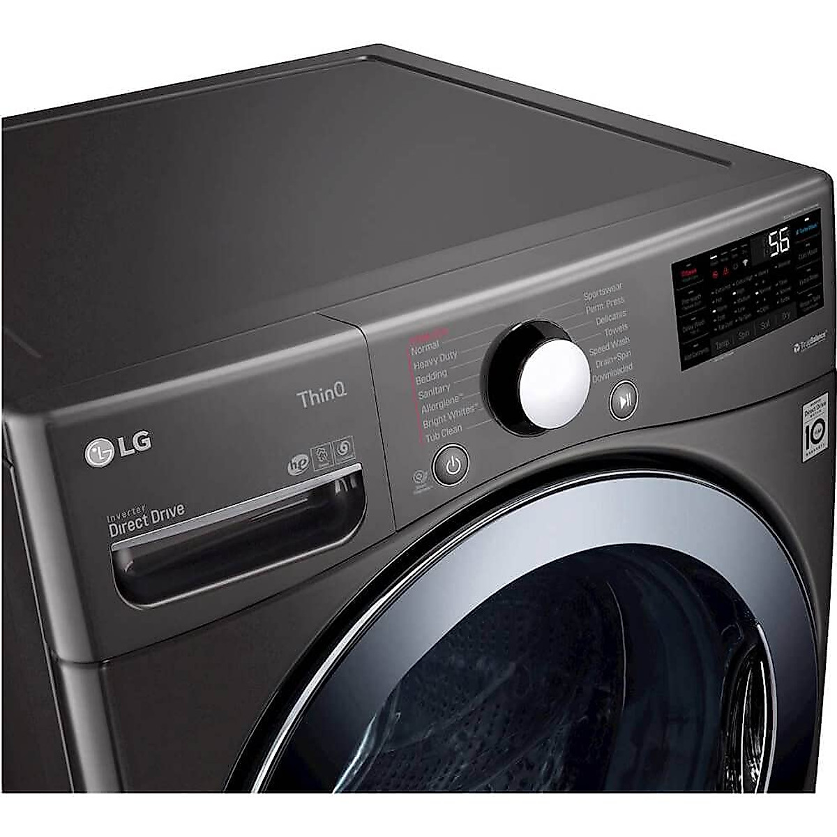 LG 4.5 cu.ft. Smart Wi-Fi Enabled All-In-One Washer/Dryer with TurboWash® Technology