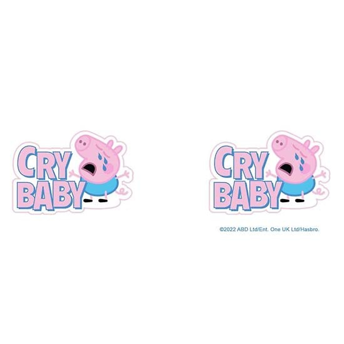 CafePress George Pig Cry Baby Mugs Ceramic Coffee Mug, Tea Cup 11 oz