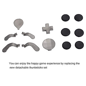 wendeekun Controller Replacement Part, Game Controller Button Paddles Set Gamepad Thumbsticks for Xbox ONE Elite Series 2