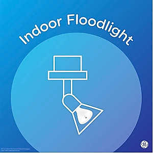 GE Lighting 40673 60-Watt, 120V Edison Halogen Floodlight PAR16 Light Bulb 6 Pack