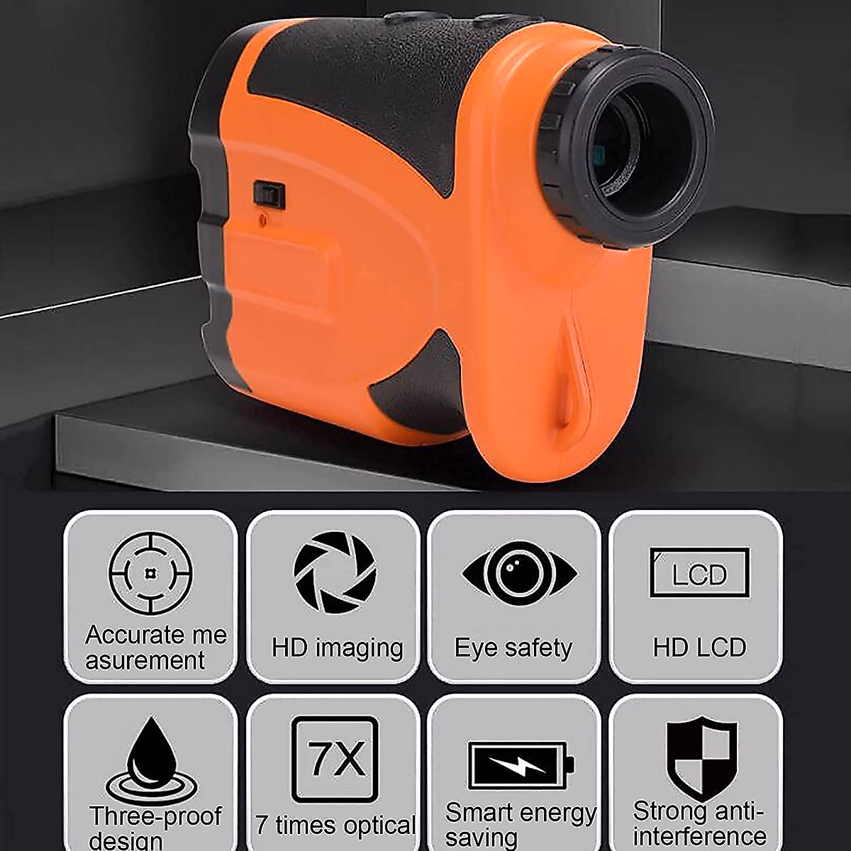 KANDUO Laser Rangefinder, Multifunctional Rangefinder,1000m Laser Range Finder,7X Magnification,Hand-held high-magnification high-definition golf 1000 meter measuring instrument The Perfect Range Find