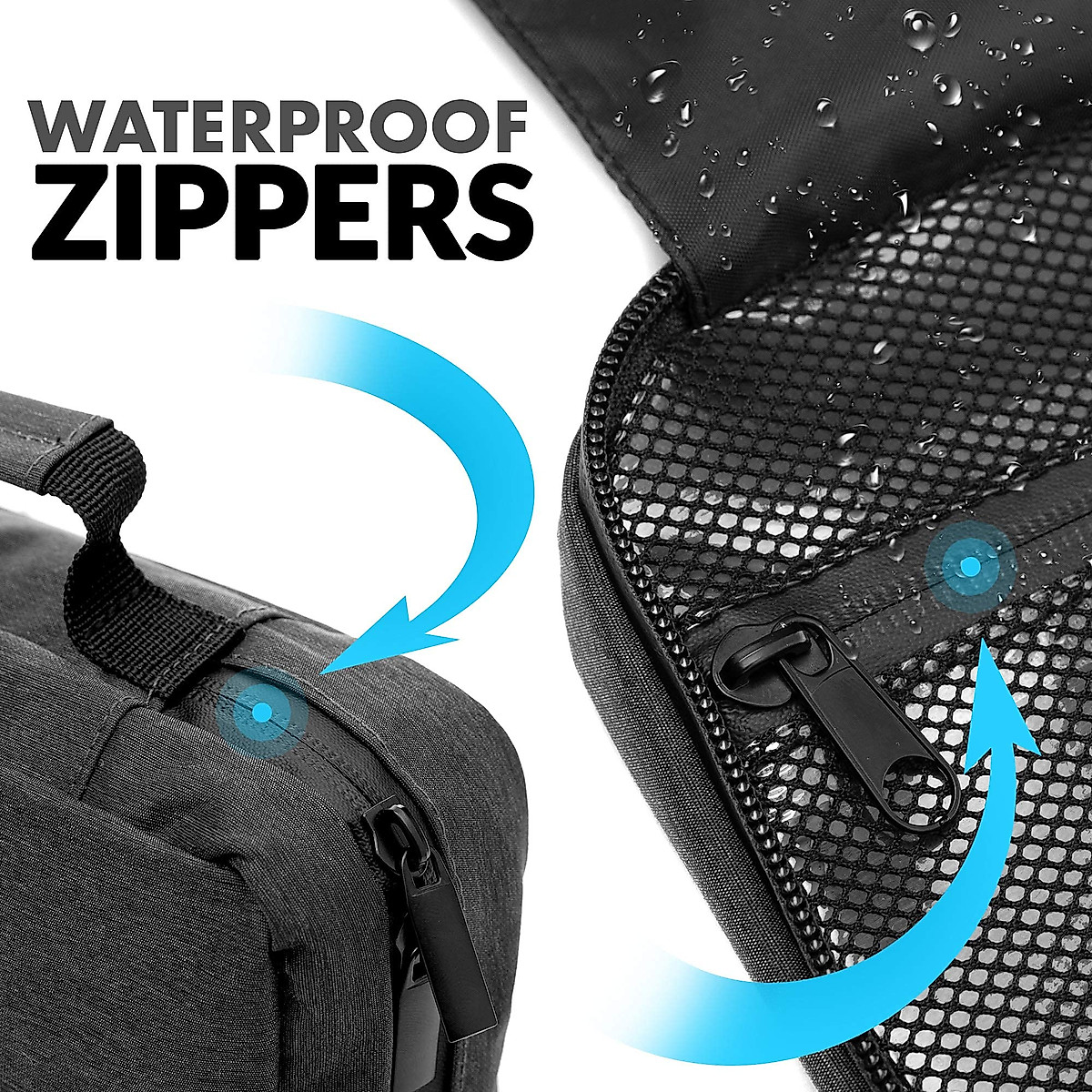 VASCO Hanging Toiletry Bag for Men And Women – Water-Resistant Travel Organizer