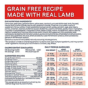 Canidae Under the Sun Premium Dry Dog Food For Puppies, Adults and Senior Dogs, Lamb Recipe, 40 Pounds, Grain Free