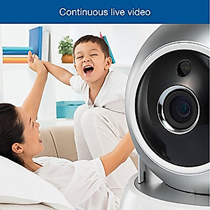 VTech VC931 Wireless Wi-Fi IP Camera with Remote Access App, 720p HD, Remote Pan & Tilt, Free Live Streaming & Automatic Infrared Night Vision