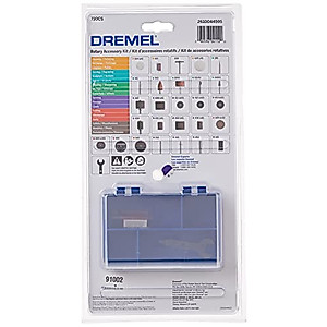 Dremel 730CS 13-Piece Maker Rotary Tool Accessory Kit- Includes Carving Bits, Drill Bits, Sanding Drums and Discs, Grinding Stones, Buffing Wheels, Cutting Discs, and a Storage Case