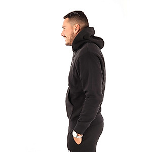 Jordan Men's Black Essential Fleece Full-Zip Hoodie (DQ7350 010) - L