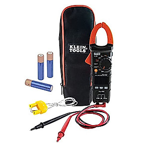 Klein Tools CL380 Electrical Tester, Digital Clamp Meter and Non-Contact Voltage Tester, Auto-Ranging and TRMS, 400 Amps, LCD Display