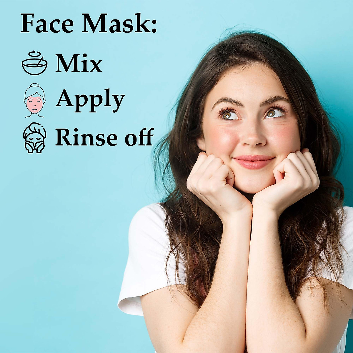 Rose petal powder by mi nature | 227 g (8 oz) (0.5 lb) | 100% Natural and Pure | Skin care | Chemical free | No added colours, no preservatives