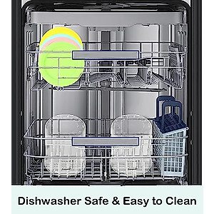 Ice Cream Containers Replacement Pints and Lids 24oz for Ninja Creami Compatible with NC500 NC501 Deluxe BPA-Free Dishwasher Safe Airtight Leaf-Proof 4 Pack Pink Green Blue Yellow