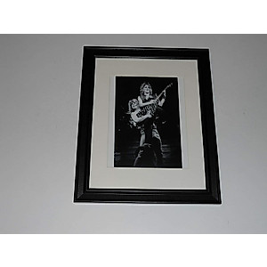 Framed Ozzy Randy Rhoads 1981 on stage Sabbath 14"x17" Metal Gods! Prince of Darkness