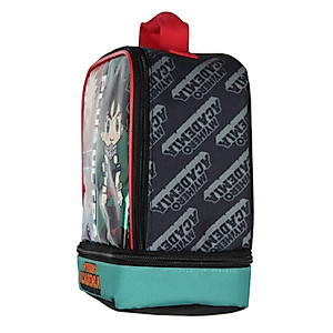 My Hero Academia Lunch Box MHA Deku Bakugo Shoto Todoroki Plus Ultra Kids Lunch Bag Tote