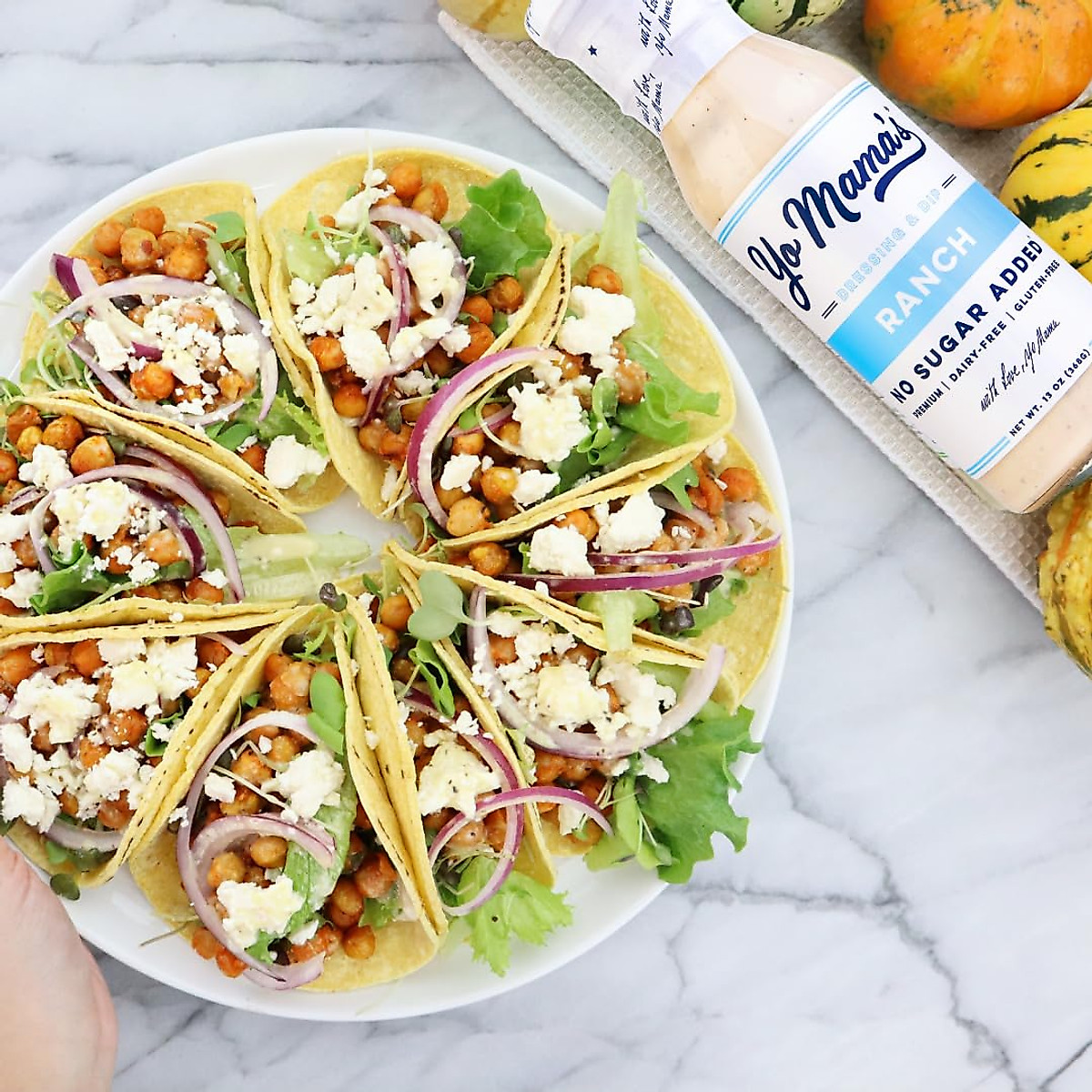 Yo Mama's Foods Keto Ranch Salad Dressing and Dip - Pack of (2) - Dairy Free, Gluten Free, Low Sodium, and All Natural!