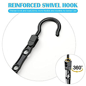 20 Pcs Sturdy Hanger, Space Saving, Magic Smart Clothes Hanger, Closet Organizer Hanger, for Dorm Closet Storage Apartment College Bedroom Essentials, New Black White Gray [ Upgraded Quality ]