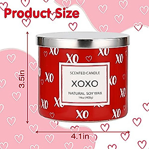 Champagne Scented Candle Wedding Day Engagement Party Gifts for Couples 3 Wick Large Jar, 14 oz