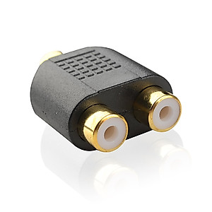 Cable Matters 5-Pack Gold Plated RCA Split Adapter