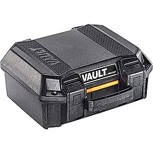 Vault by Pelican - V100 Multi-Purpose Hard Case with Foam (Black)