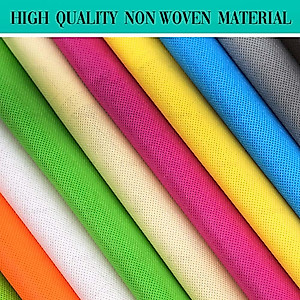 100PCS Custom Bulk Tote Bags Personalized Grocery Shopping Bag Reusable Non-Woven Hand Bags with Your Business Logo/Text (option 1:100pcs)