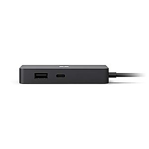 Microsoft USB-C Travel Hub - Multiport Adapter with VGA, USB, Ethernet, HDMI Ports. Compatible with USB-C Laptops/PCs