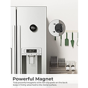 Timers, Digital Kitchen Timer Magnetic with Large LED Display, LIORQUE Countdown Countup Timer for Cooking Classroom Fitness, Volume Adjustable, Easy for Kids and Seniors