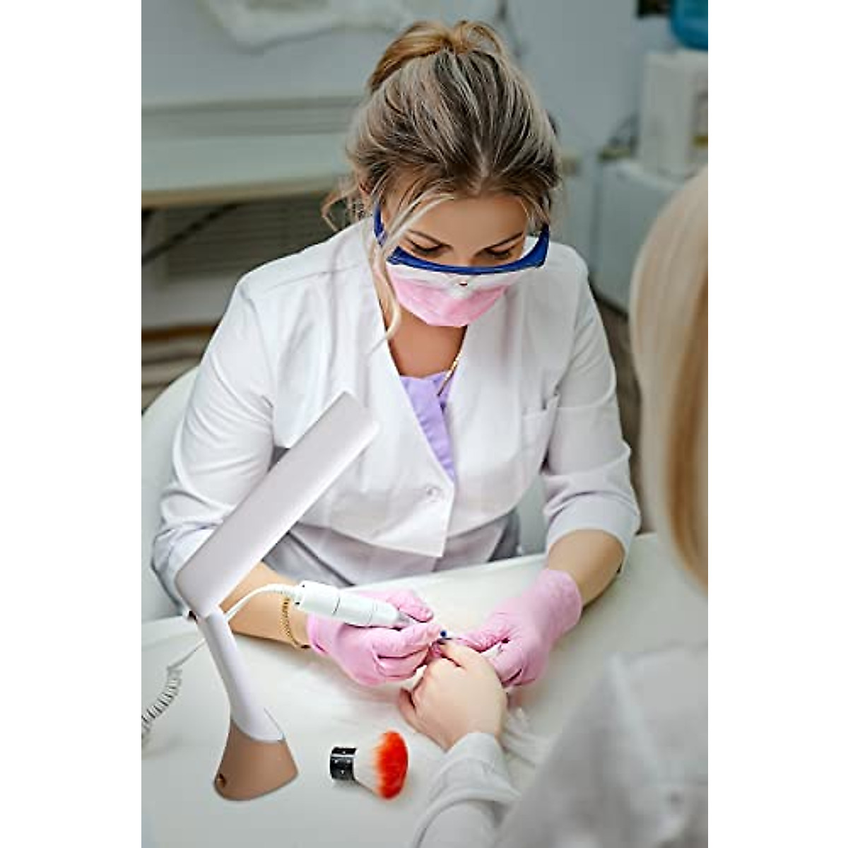 Daylight Company Smart Go Portable Ideal for Reading, Light Therapy, Everyday Tasks, Crafts, Desk Work, DIY, Led, Chargeable lamp, 1 Count (Pack of 1), White