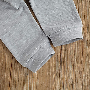 Newborn Baby Boys My First St. Patrick's Day Outfits Green Long Sleeve Romper Clover Print Trousers Hat 3Pcs Set (1#Green, 6-12 Months)