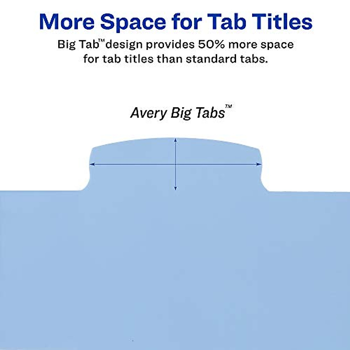 Avery Big Tab Write & Erase Durable Plastic Dividers for 3 Ring Binders, 8-Tab Sets, Pastel Colors, 3 Sets of Binder Dividers, Great for Organizing Reports, Presentations, and More (31351)