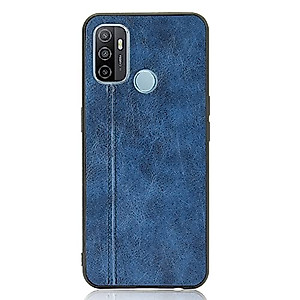 Phone Case for Oppo A53/OPPO A32, Case for Oppo A53/OPPO A32 Cow-Like PU Leather Style Protector Cover, Non-Slip Shockproof Cover for Oppo A53/OPPO A32 Case