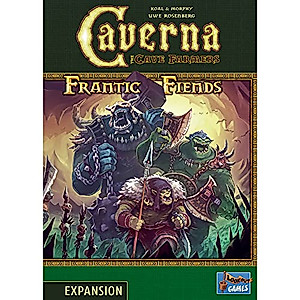 Lookout Caverna The Cave Farmers Frantic Fiends Board Game Expansion | Cooperative Farming Strategy Game for Adults and Kids | Ages 12+ | 1-7 Players | Avg. Playtime 30-210 Minutes | Lookout Games