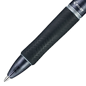 PILOT Acroball Colors Advanced Ink Refillable & Retractable Ball Point Pens, Medium Point, Black Ink, 6 Pack