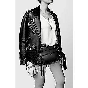 Rebecca Minkoff womens Mab W/ Studs Crossbody, Black, One Size US