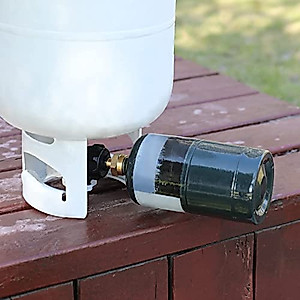 GASPRO Propane Refill Adapter for 1 lb. Tanks, Comes with A 20lb to 1lb Propane Tank Adapter, Solid Brass