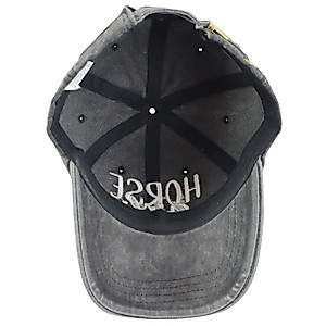 Horse Gifts for Girls Women, Funny Animal Lover Horse Hat, Adjustable Cotton Embroidered Horse Party Decorations Baseball Cap, Retirement Birthday Gifts for Mom Wife Grandma Friend Farmer Ranch Owner