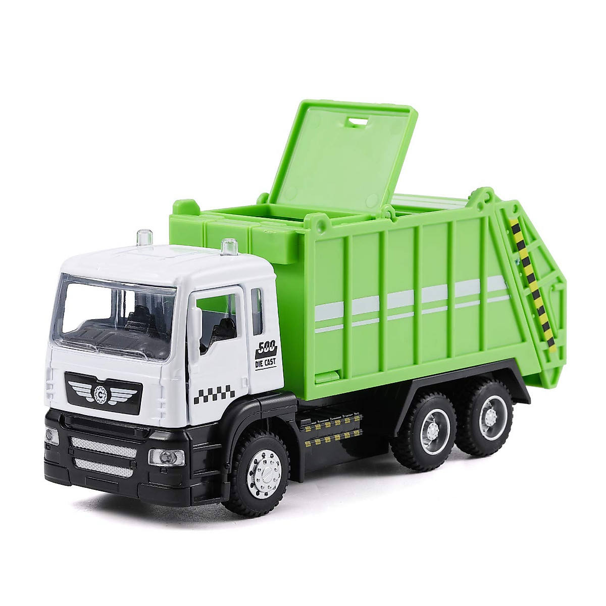 Garbage Truck Toys Alloy Diecast Cars Trash Truck wiht Light and Sound Recycled Trucks Toy for Boys Age 3,4,5,6,7 (1PC) (Garbage Truck)