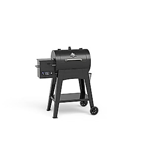 PIT BOSS PB440FB1 Pellet Grill, 482 Square Inches, Black & PIT BOSS 73700 Grill Cover for 700FB Wood Pellet Grills
