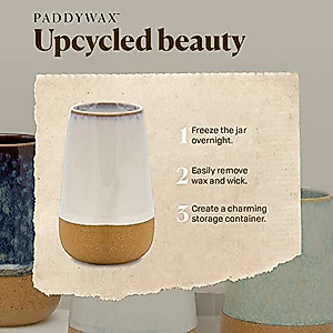 Paddywax Candles Kin Collection, Naturally Scented Candle, 10 Ounces, Jasmine + Bamboo