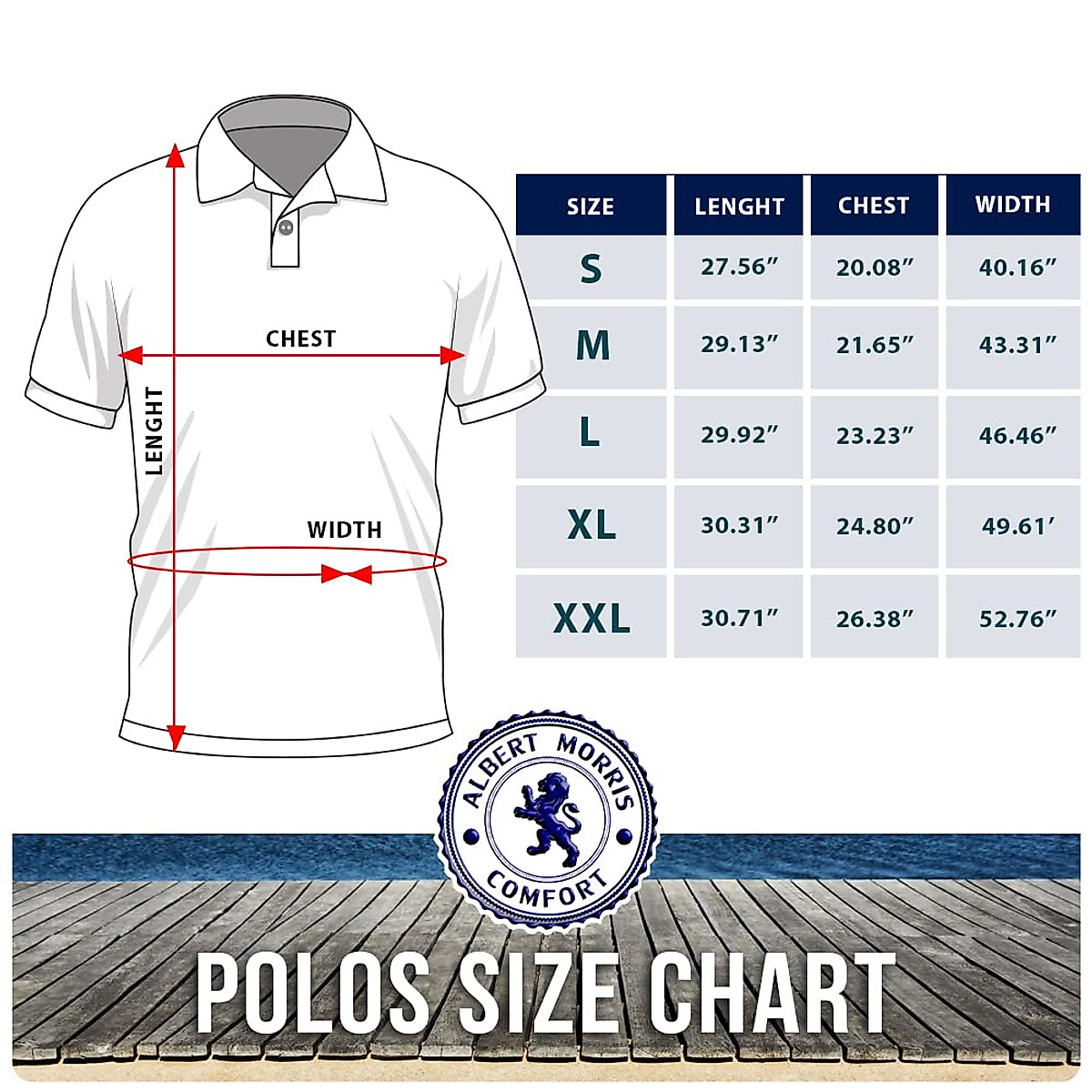 Albert Morris Mens Striped Short Sleeve Polo Shirts 4 Pack (American Classics, Medium)