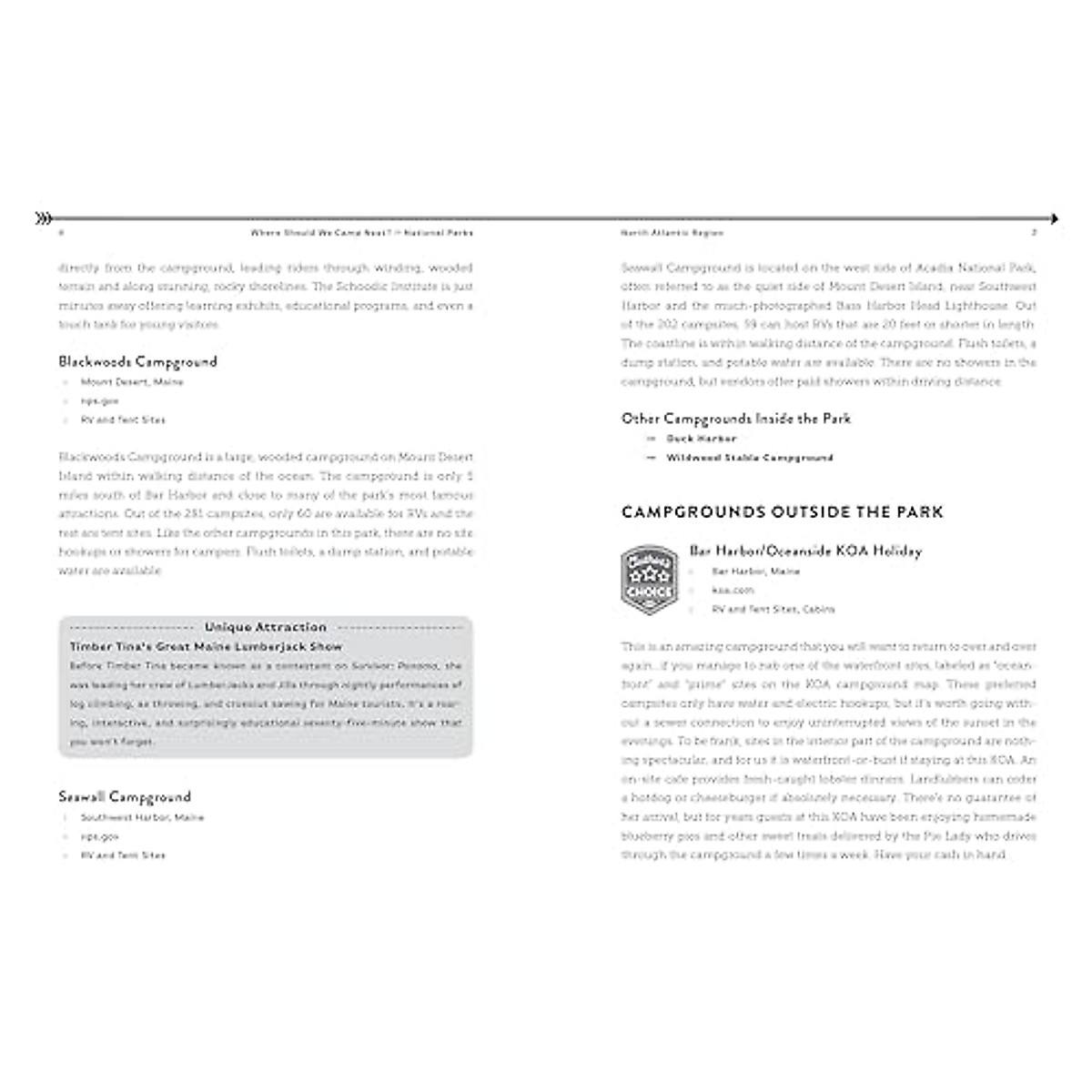 Where Should We Camp Next?: National Parks: The Best Campgrounds and Unique Outdoor Accommodations In and Around National Parks, Seashores, Monuments, and More (Perfect Christmas Gift for Campers, National Park Lovers, and Outdoorsy People)