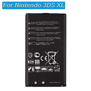 E-YIIVIIL Replacement Battery SPR-003 Compatible with Nintendo 3DS XL and New 3DS XL Game Console 0 Cycle Internal New Upgrade Replacement Battery1750mAh