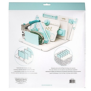 We R Memory Keepers Punchboard and Punch Storage Tray, Off White