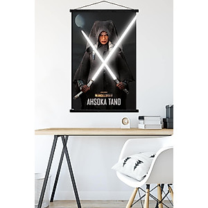Star Wars The Mandalorian Season 2 - Ahsoka Lightsabers Wall Poster with Magnetic Frame