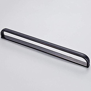 OMOONS Simple Bathroom Towel Rack Bathroom Hardware Single Rod Towel Rack Black Copper Towel Bar