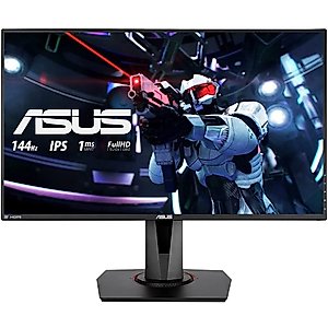 ASUS VG279Q 27" Full HD 1080p IPS 144Hz 1ms (MPRT) DP HDMI DVI Eye Care Gaming Monitor with FreeSync/Adaptive Sync (Renewed)