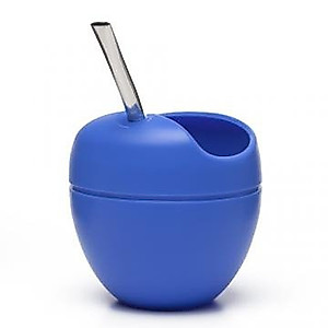 Mate Mateo - Silicone Yerba Mate Gourd Cup with Bombilla (Blue)