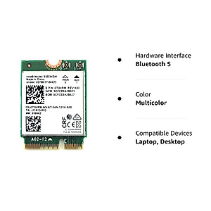 Intel Wireless-AC 9560, M.2 2230, 2X2 Ac+Bt, Gigabit, No Vpro (9560.NGWG.NV)